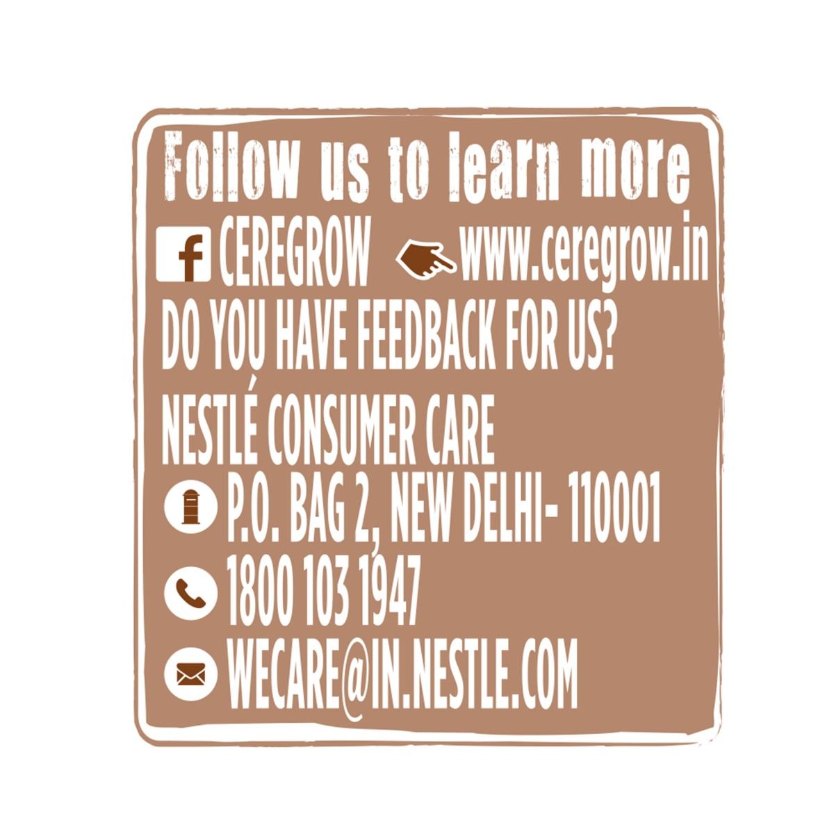 Nestle Ceregrow Growing Up Baby Cereal Multigrain Milk & Fruits Powder ...