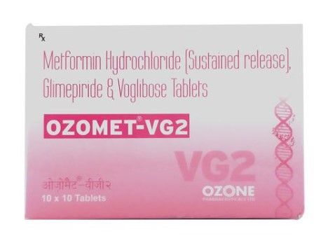 Ozomet-VG2 Tablet 10's Price, Uses, Side Effects, Composition - Apollo ...