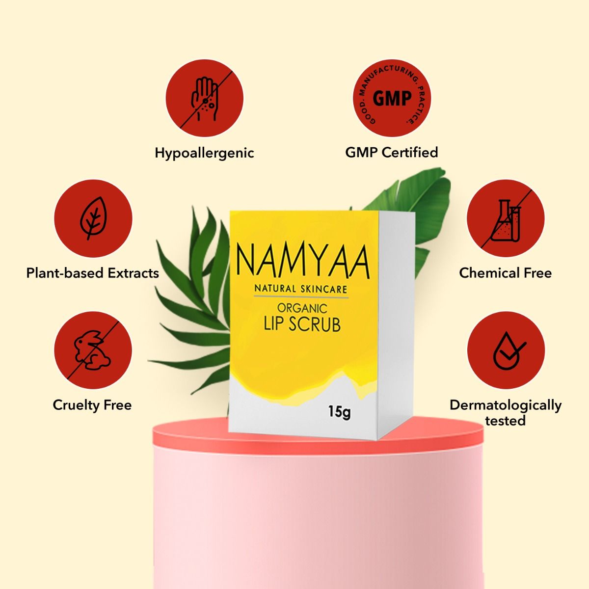 Namyaa Organic Lip Scrub, 15 gm Price, Uses, Side Effects, Composition ...