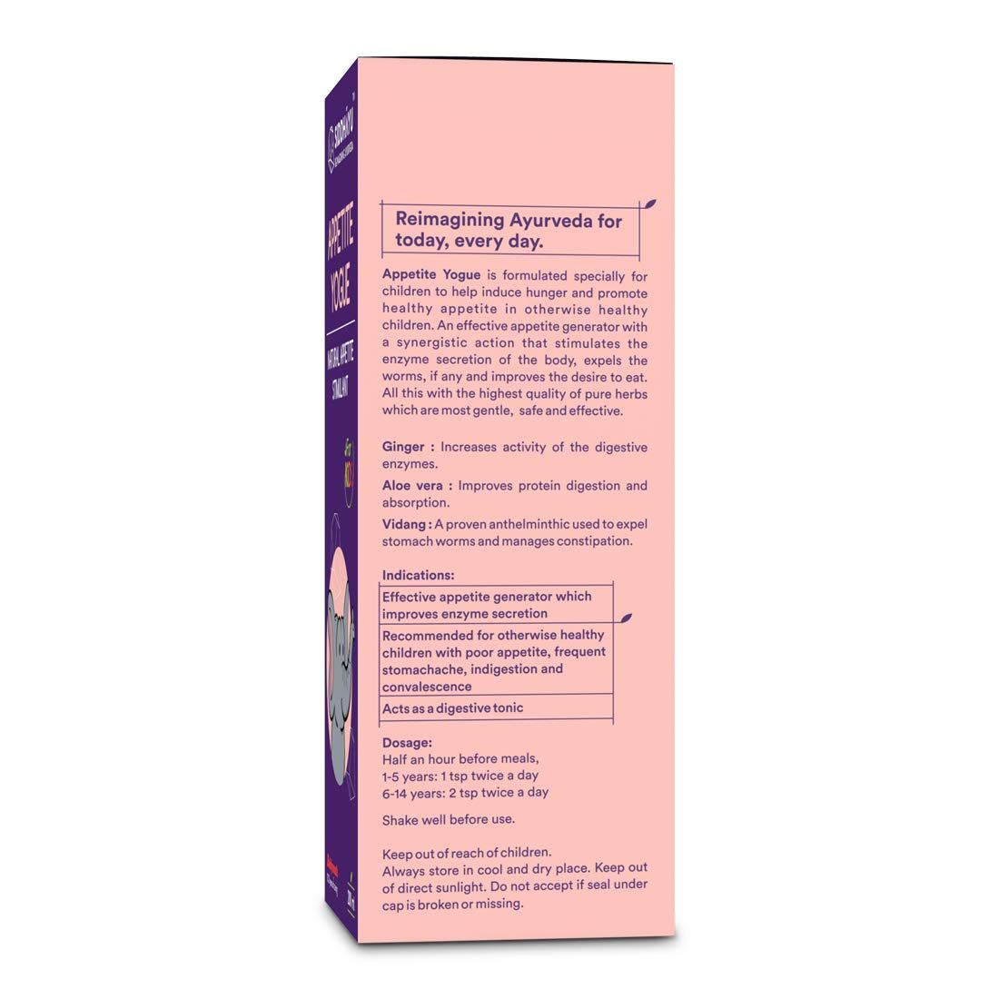 Siddhayu Appetite Yogue Natural Appetite Stimulant for Kids, 200 ml ...