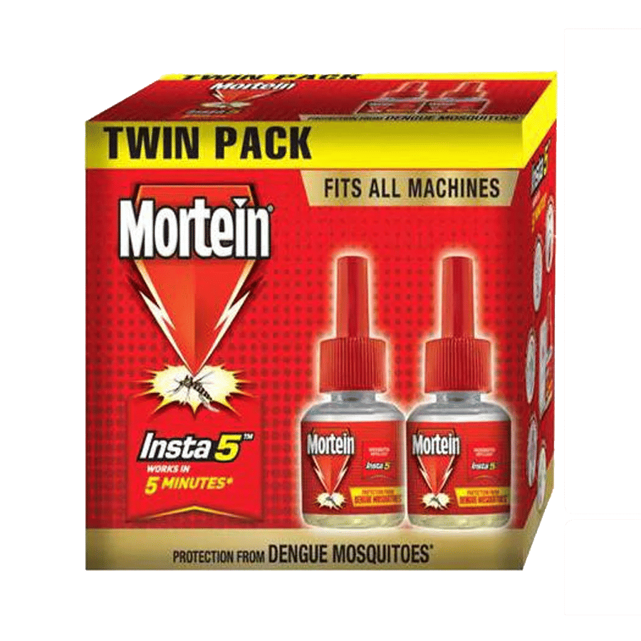 Mortein Insta 5 Twin Pack Refill, 70 ml (2 x 35 ml) Price, Uses, Side ...