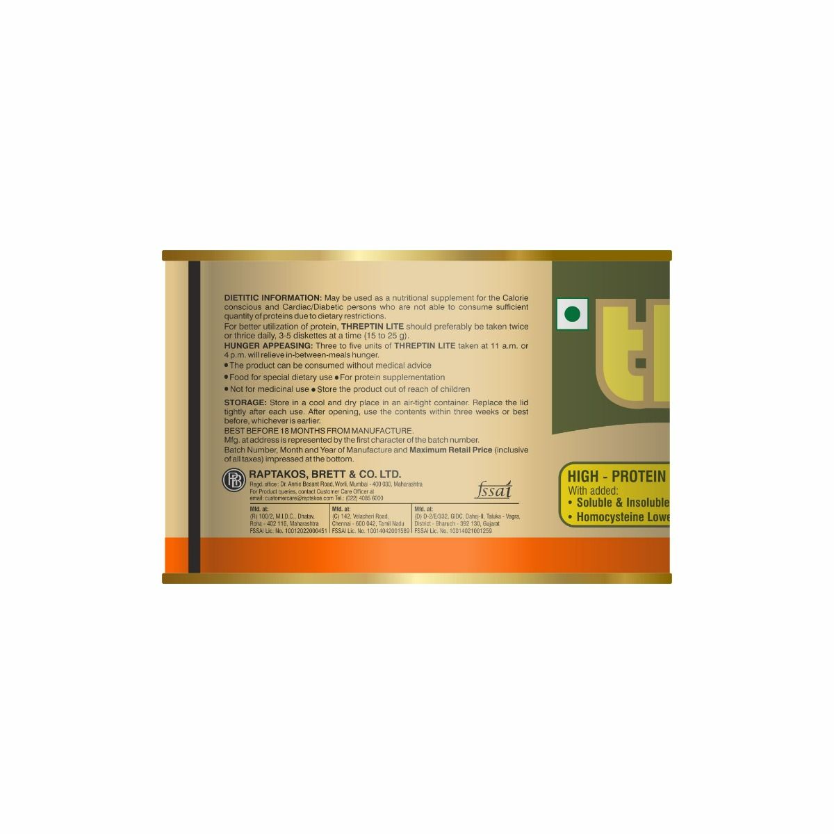 Threptin Lite High-Protein Diskettes, 275 gm Price, Uses, Side Effects ...