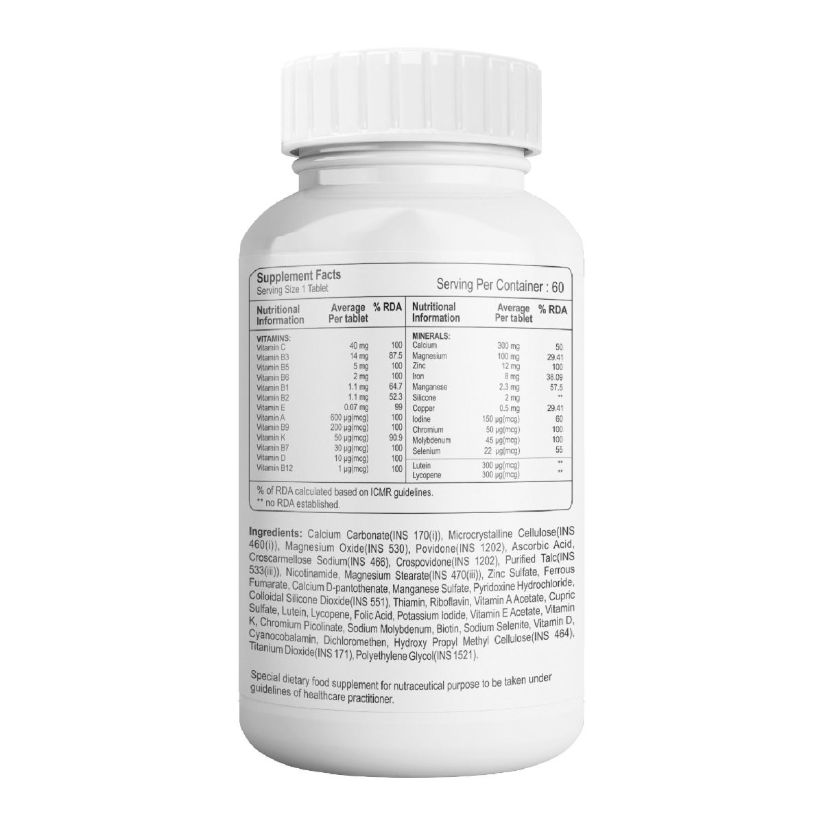 Healthvit Cenvitan Women 50+ Multivitamins & Multimineral, 60 Tablets ...