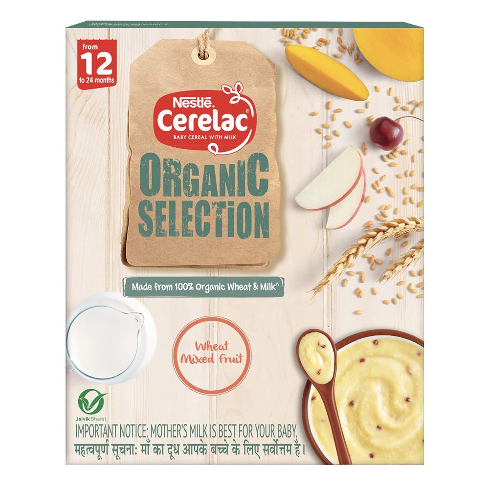 Nestle Cerelac Wheat Apple Baby Cereal, 6 to 12 Months, 300 gm Refill ...