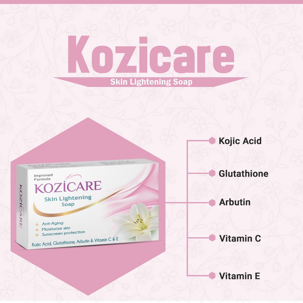 Kozicare Skin Lightening Soap, 225 gm (3 x 75 gm) Price, Uses, Side ...