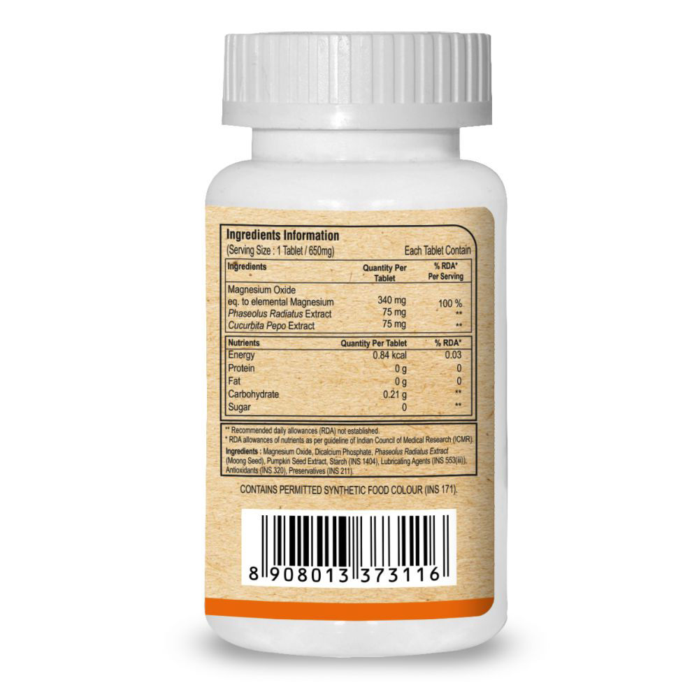 Pure Nutrition Magnesium 650 mg, 60 Tablets Price, Uses, Side Effects ...