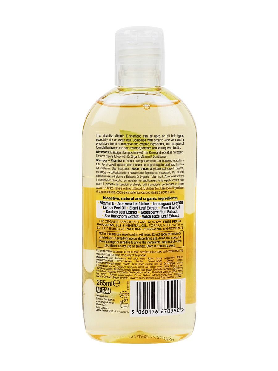 dr.organic Vitamin E Shampoo, 265 ml Price, Uses, Side Effects ...