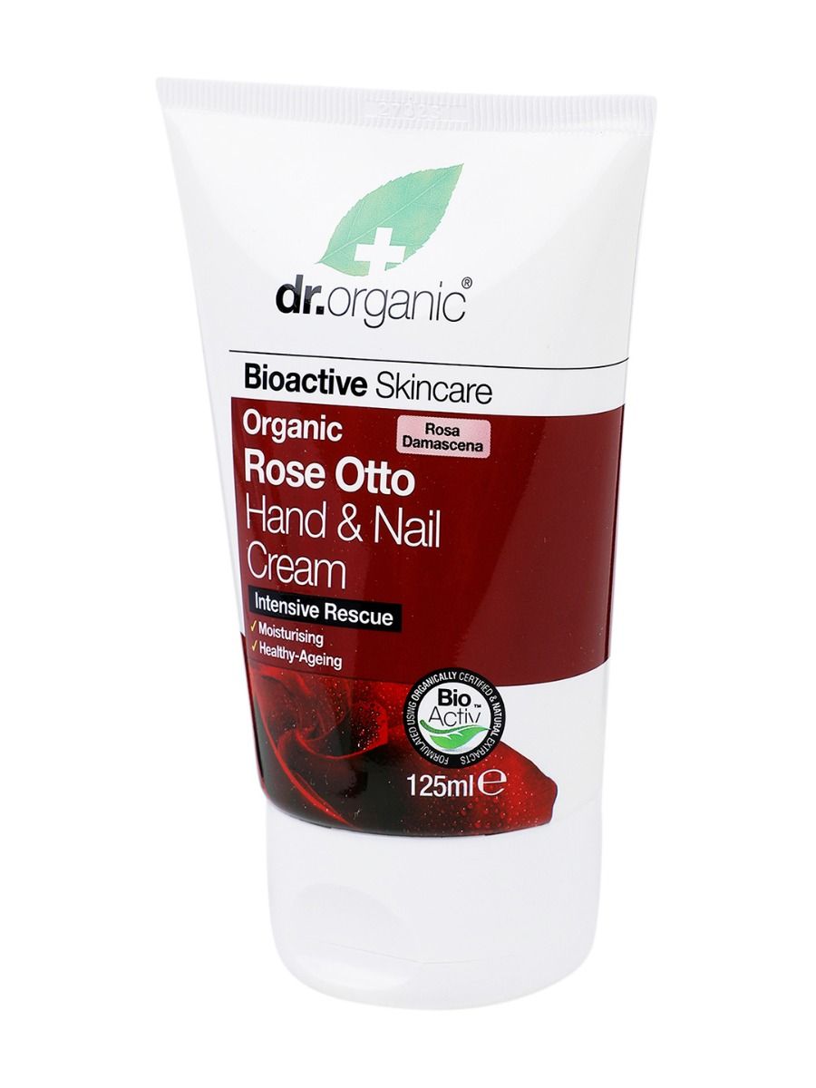 dr.organic Rose Otto Hand & Nail Cream, 125 ml Price, Uses, Side ...