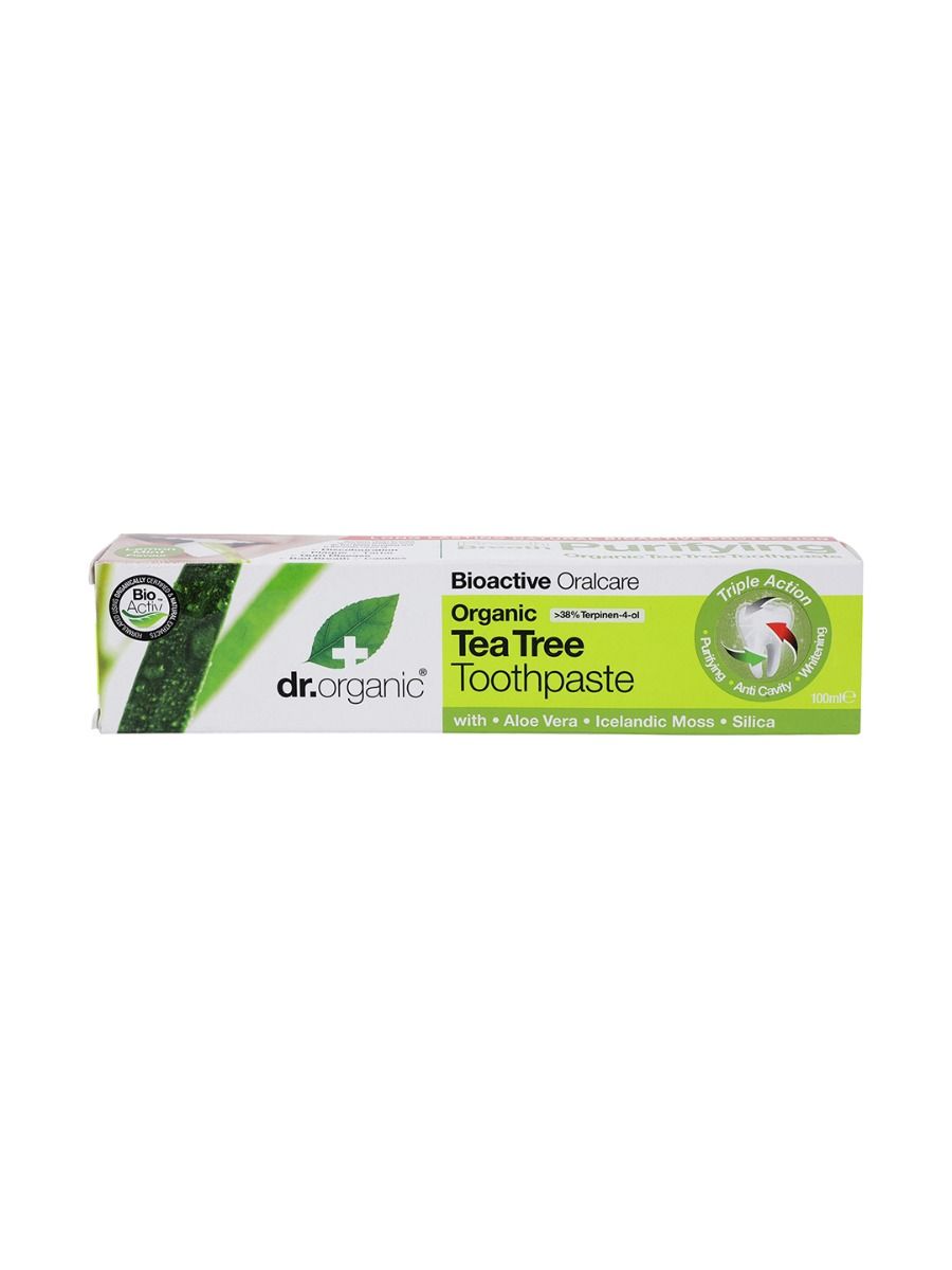 dr Organic Tea Tree Purifying Toothpaste, 100 ml Price, Uses, Side ...