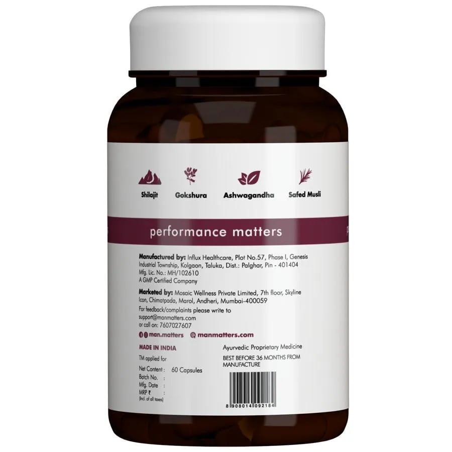 Man Matters Tostero Capsules, 60 Capsules Price, Uses, Side Effects ...
