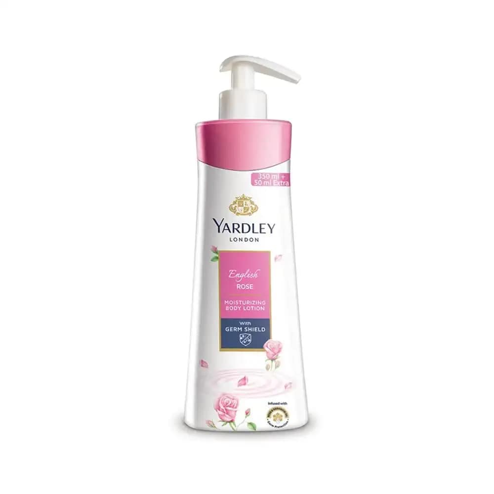 Yardley London English Rose Moisturizing Body Lotion, 350 ml + 50 ml ...