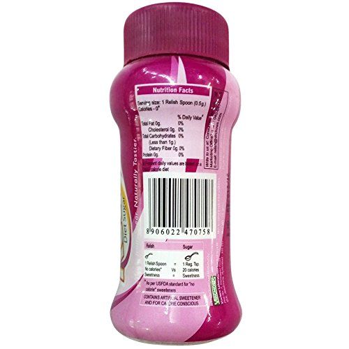 Relish Diet Sugar Powder, 75 gm Price, Uses, Side Effects, Composition ...