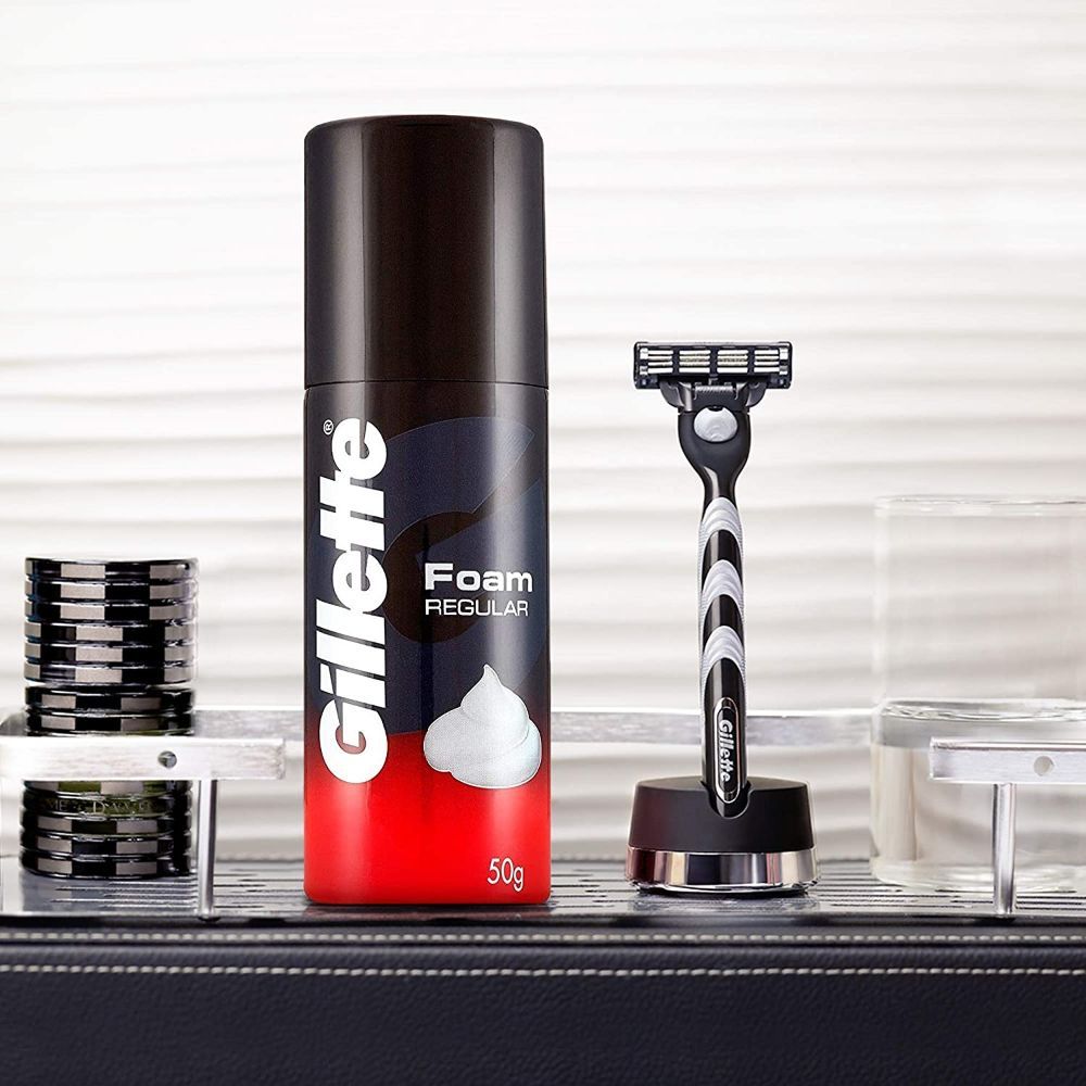 Gillette Classic Regular Pre Shave Foam, 196 gm Price, Uses, Side ...