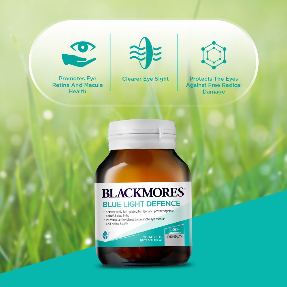 Blackmores Blue Light Defence for Eye Health, 90 Tablets Price, Uses ...