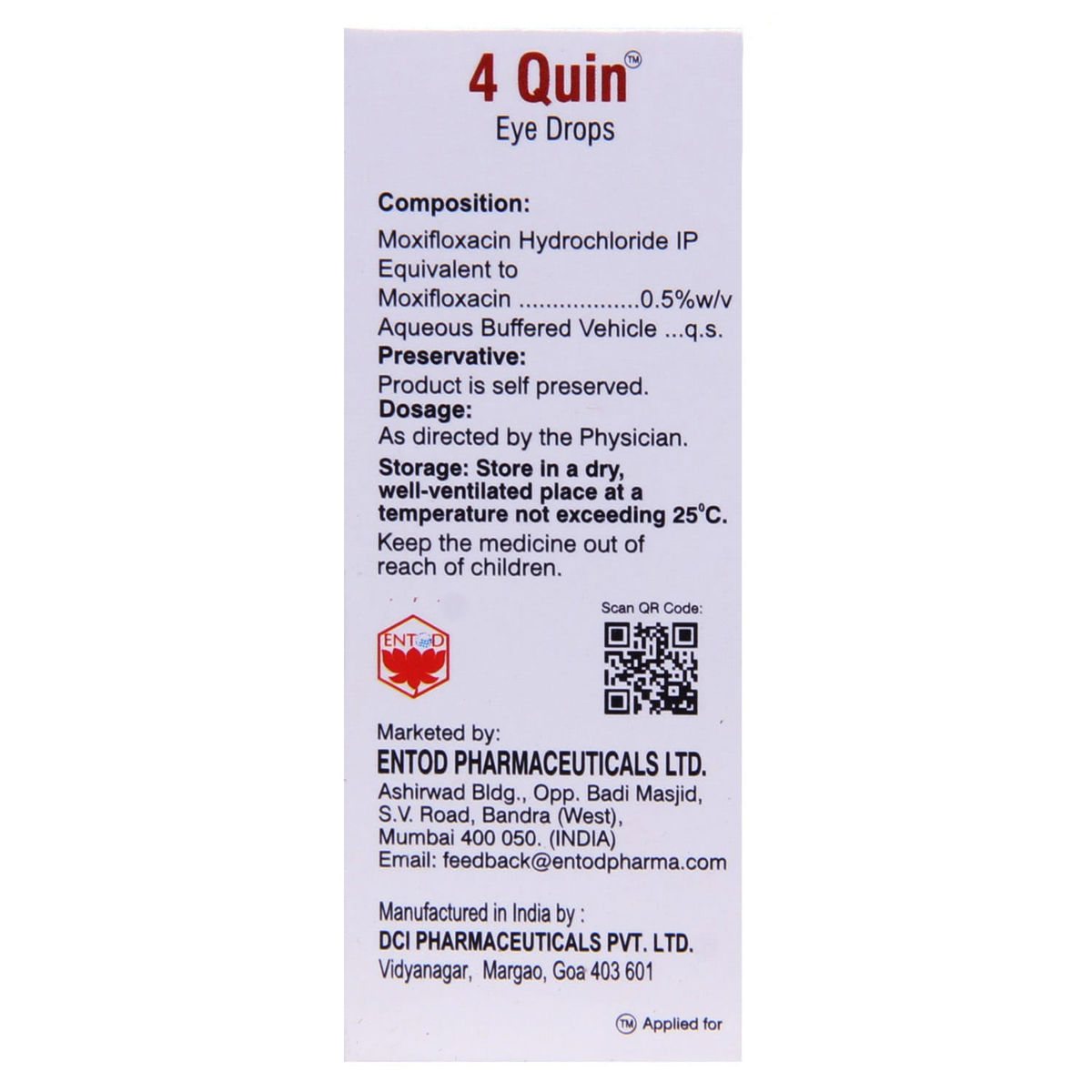 4 Quin Eye Drops 5 ml Price, Uses, Side Effects, Composition - Apollo ...
