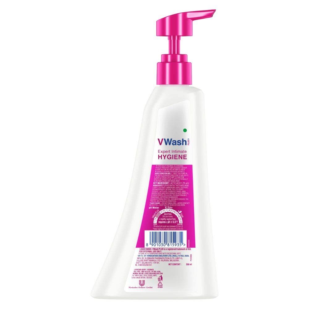 Vwash Plus pH 3.5 Expert Intimate Hygiene Wash, 350 ml Price, Uses ...