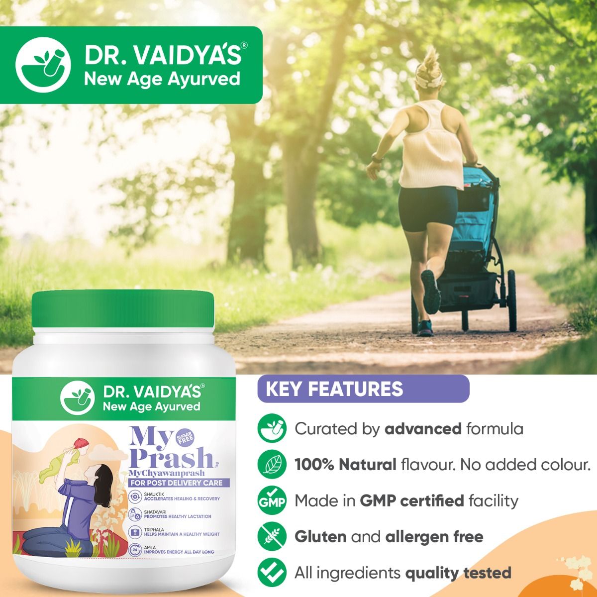 DR. Vaidya's My Prash Chyawanprash for Post Delivery Care, 900 gm Price ...