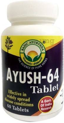 Basic Ayurveda Ayush-64, 60 Tablets Price, Uses, Side Effects ...