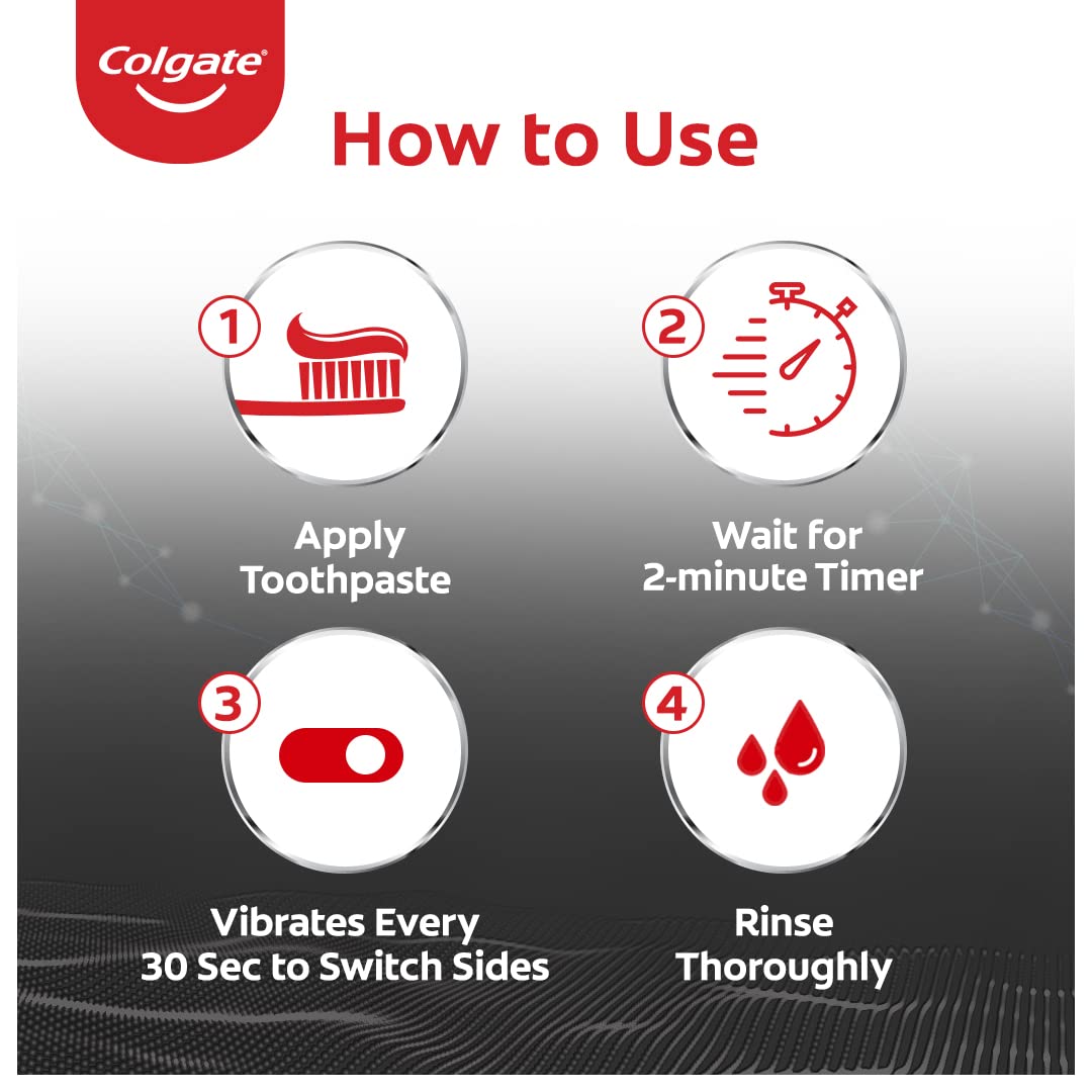 Colgate Proclinical 150 Charcoal Battery Sonic Electric Toothbrush, 1 ...