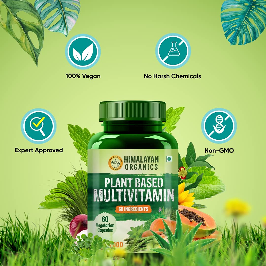 Himalayan Organics Plant Based Multivitamin, 60 Capsules Price, Uses ...