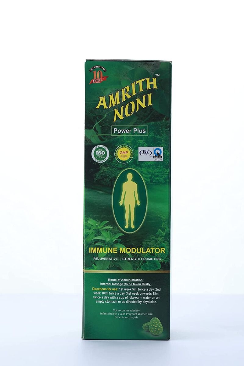 Amrith Noni Power Plus, 1000 ml Price, Uses, Side Effects, Composition - Apollo Pharmacy