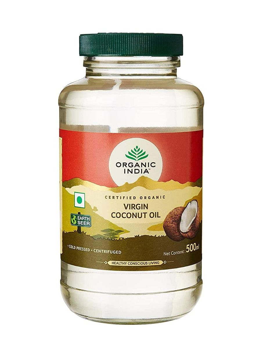Organic India Virgin Coconut Oil, 500 ml Price, Uses, Side Effects ...