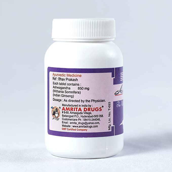 Amrita Ashwagandha, 60 Tablets Price, Uses, Side Effects, Composition ...