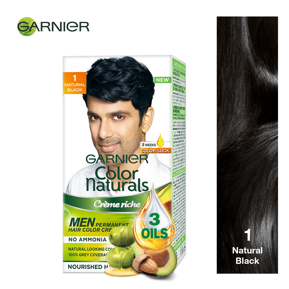 Garnier Color Naturals Crème hair color, Shade 5 Light Brown, 70ml ...