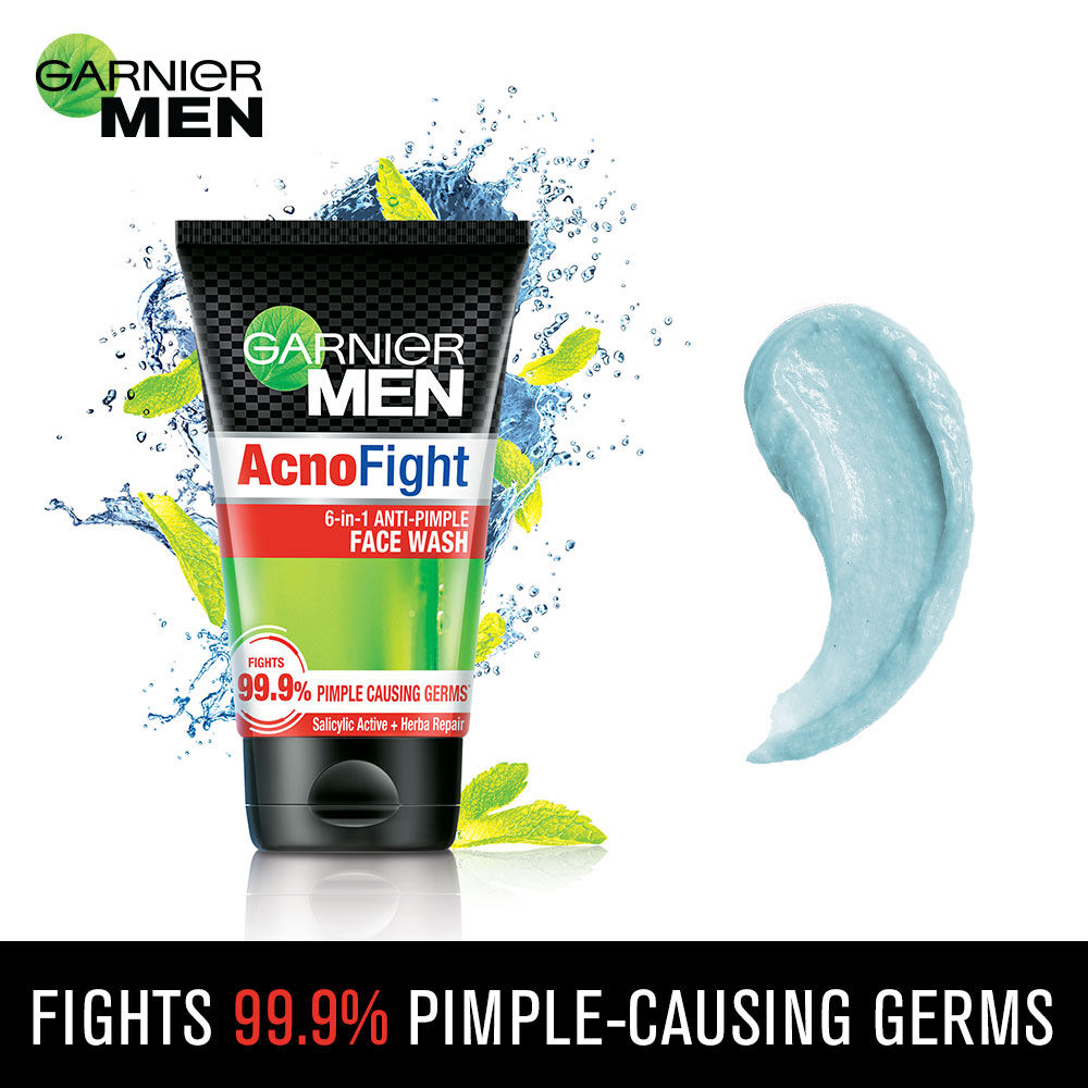 Garnier Men Acno Fight Anti-Pimple Facewash, 100gm Price, Uses, Side Effects, Composition ...