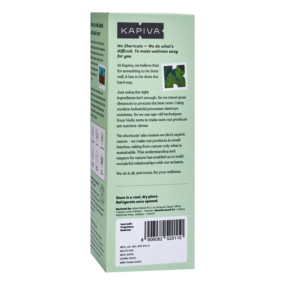 Kapiva Dia Free Juice, 1 L Price, Uses, Side Effects, Composition ...