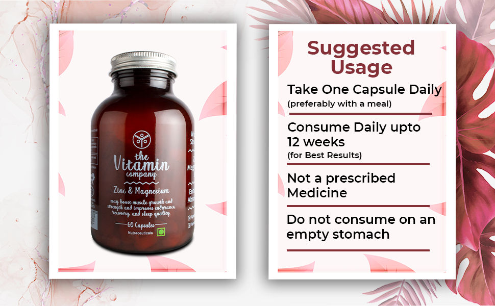 The Vitamin Company Zinc & Magnesium, 60 Capsules Price, Uses, Side ...