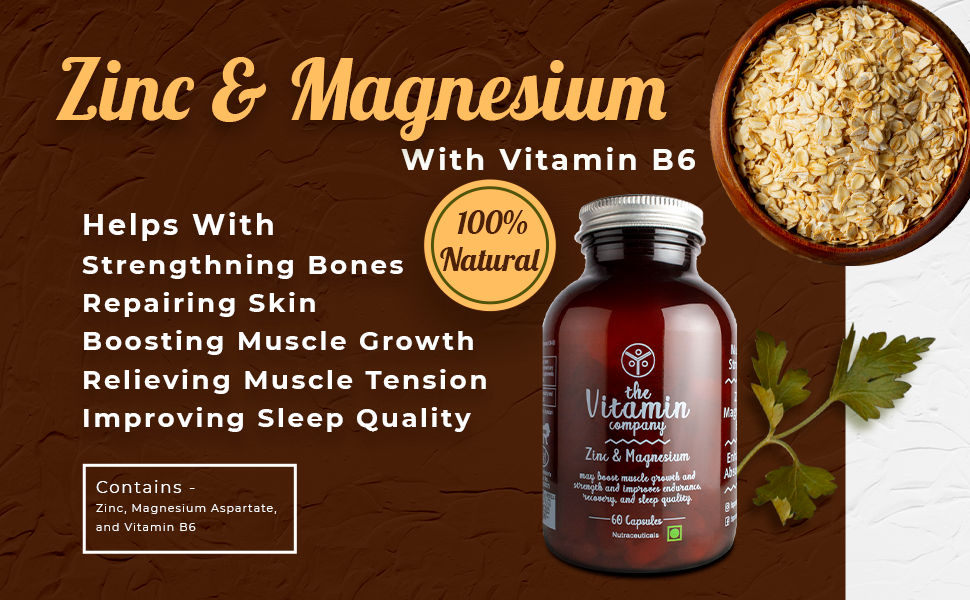 The Vitamin Company Zinc & Magnesium, 60 Capsules Price, Uses, Side ...