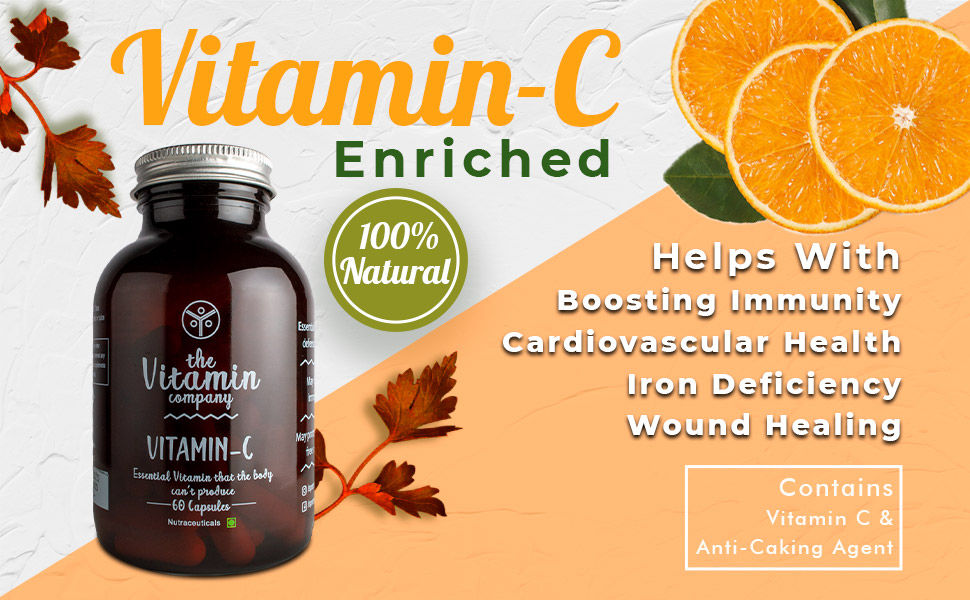 The Vitamin Company Vitamin-C, 60 Capsules Price, Uses, Side Effects ...