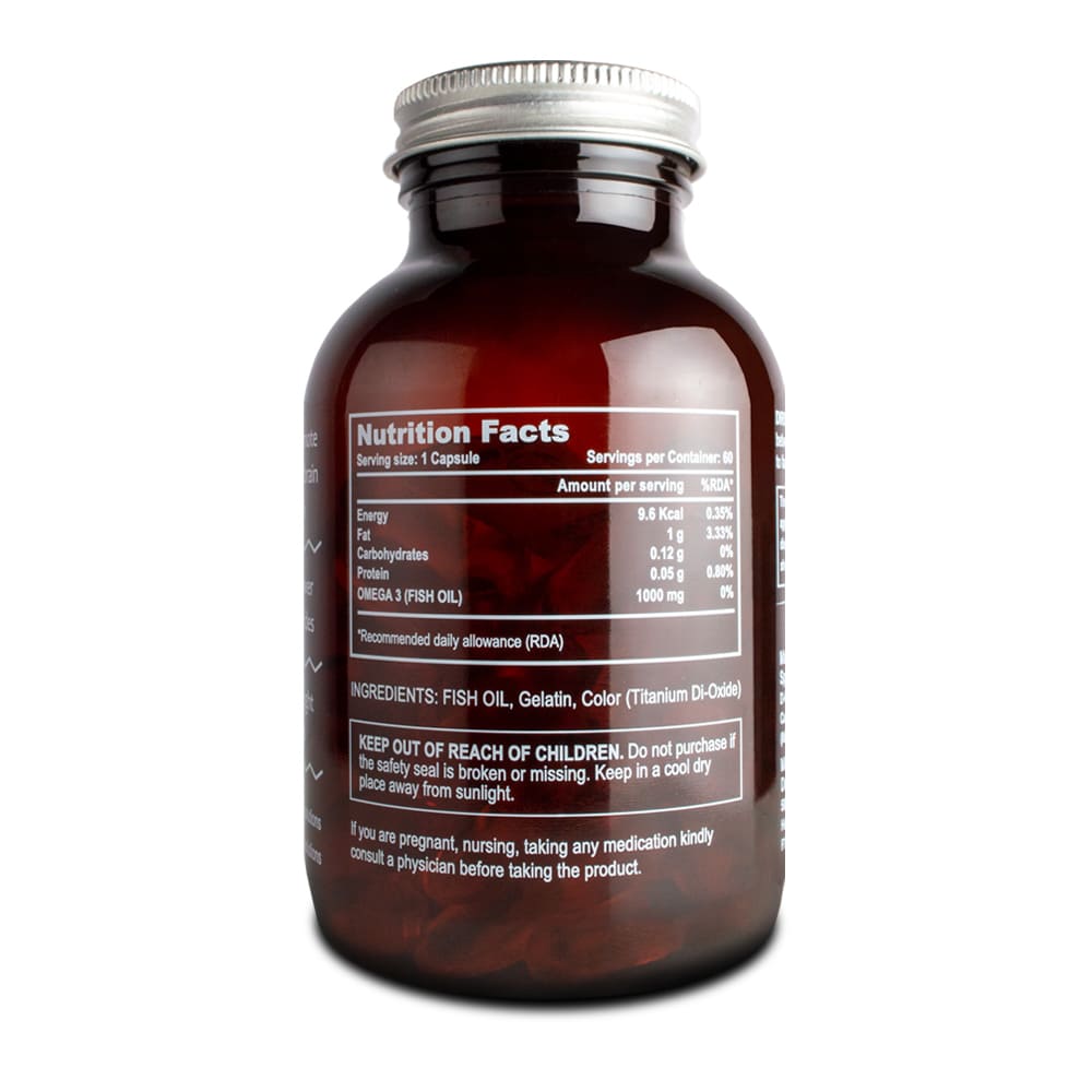 The Vitamin Company Omega-3 Fish Oil, 60 Capsules Price, Uses, Side ...