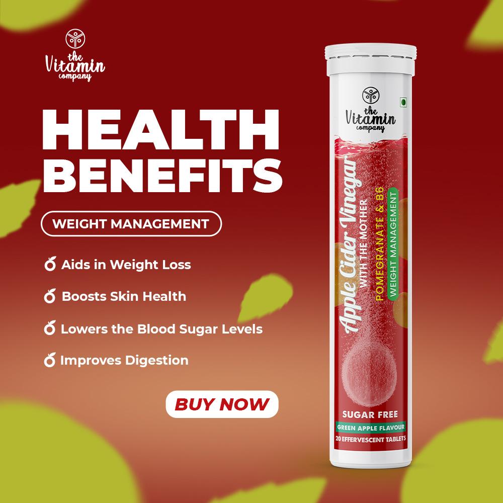 The Vitamin Company Apple Cider Vinegar with The Mother Sugar Free ...