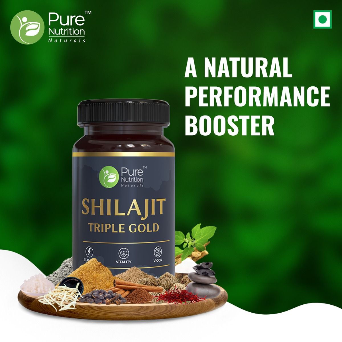 Pure Nutrition Shilajit Triple Gold 700 mg, 30 Capsules Price, Uses ...