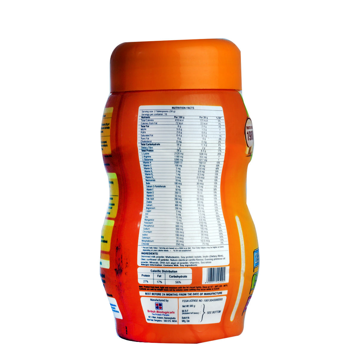 D Protin Vanilla Flavour Powder, 500 gm Price, Uses, Side Effects ...