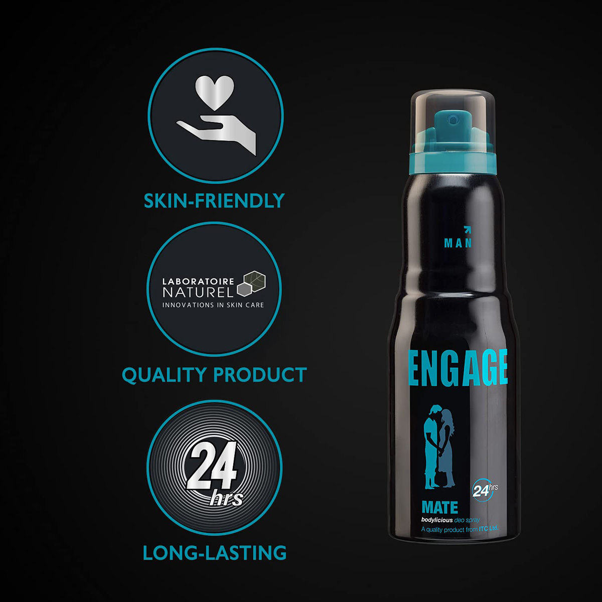 Engage Mate Deodorant Body Spray for Men, 150 ml Price, Uses, Side ...
