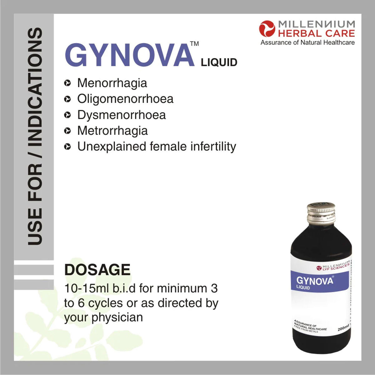 Gynova Syrup, 200 ml Price, Uses, Side Effects, Composition - Apollo ...