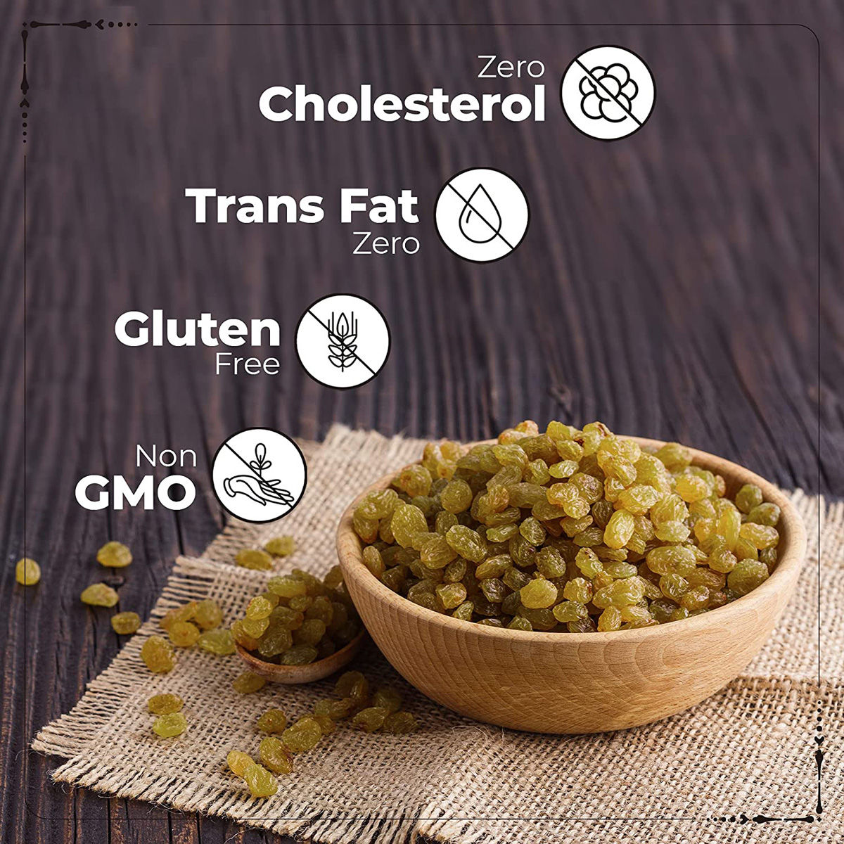 Happilo Prem Seedless Green Raisins 250 gm Price, Uses, Side Effects ...