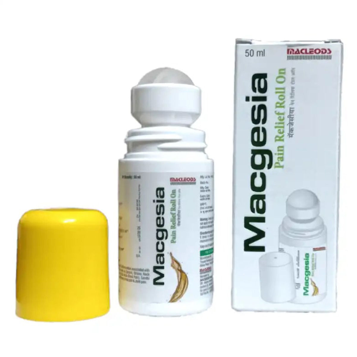 Macgesia Pain Relief Roll On, 50 ml Price, Uses, Side Effects ...