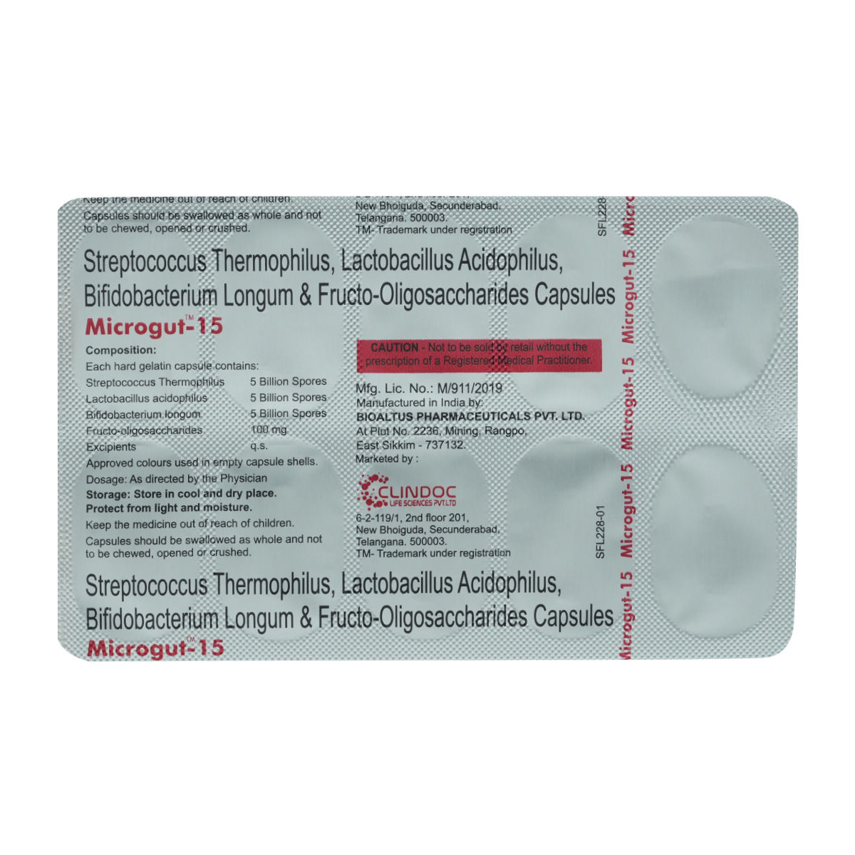 Microgut-15 Capsule 10's Price, Uses, Side Effects, Composition ...