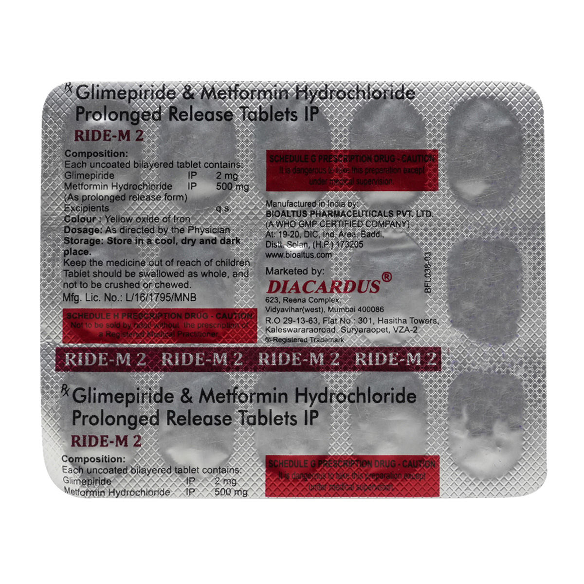 Ride-M2 Tablet 15's Price, Uses, Side Effects, Composition - Apollo ...