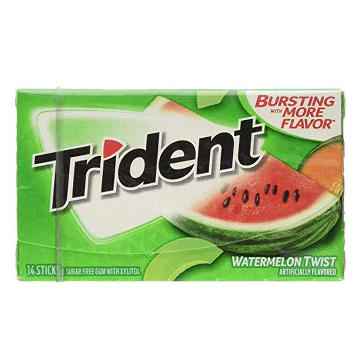 Trident Sugarfree Watermelon Twist Gum, 14 Sticks Price, Uses, Side ...