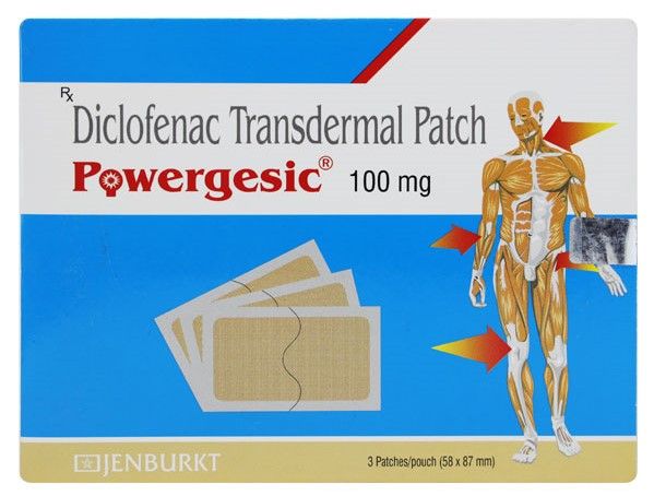 Powergesic 100mg Transdermal Patch 3's Price, Uses, Side Effects, Composition - Apollo Pharmacy