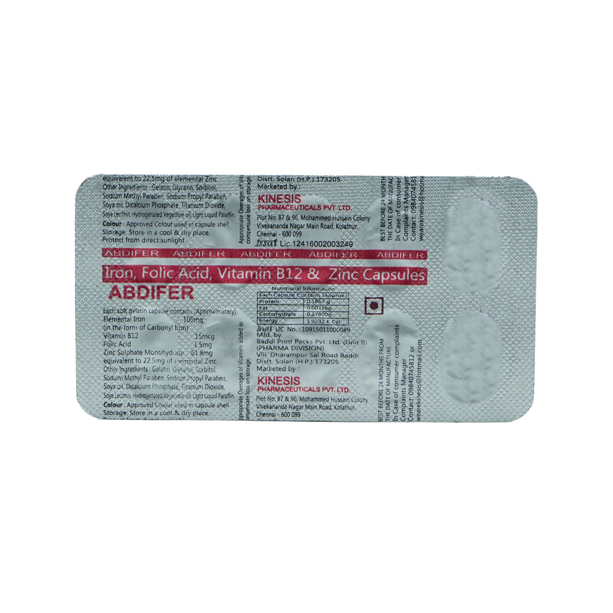 Abdifer Capsule 10's Price, Uses, Side Effects, Composition - Apollo ...