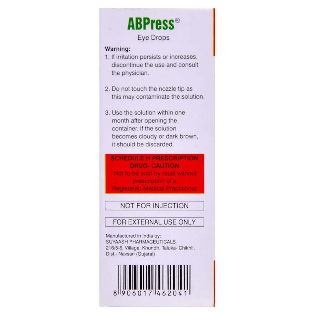 ABPress Eye Drop 5 ml Price, Uses, Side Effects, Composition - Apollo ...
