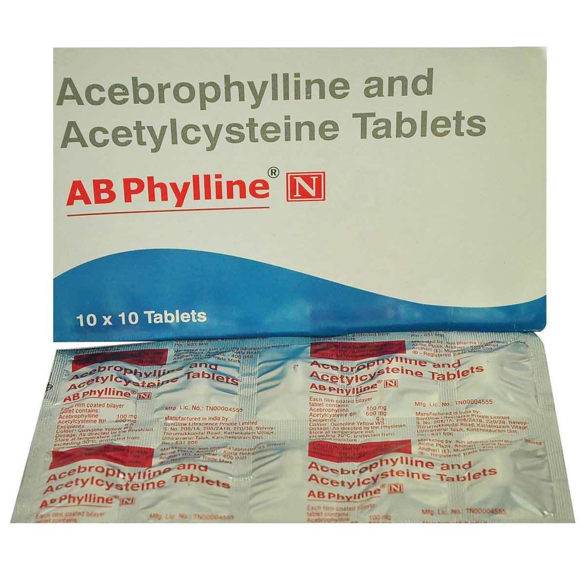 AB Phylline N Tablet 10's Price, Uses, Side Effects, Composition ...