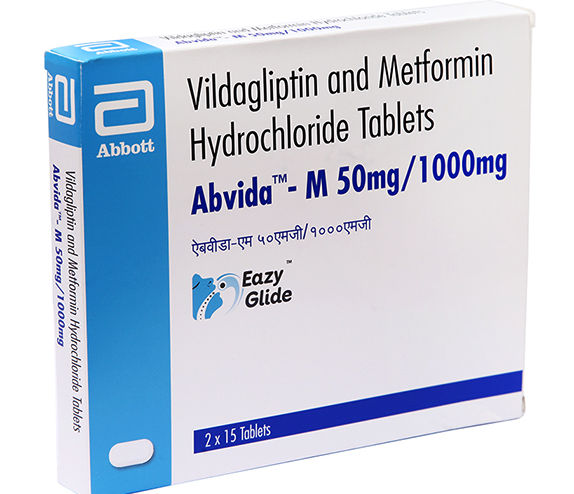 Abvida M 50/1000 Tablet 15's Price, Uses, Side Effects, Composition ...
