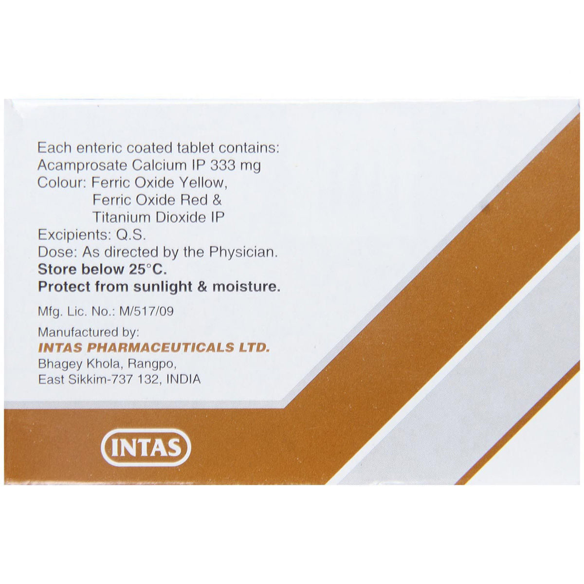 Acamptas 333 Tablet 6's Price, Uses, Side Effects, Composition - Apollo ...